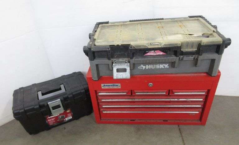 (3) Tool Boxes with Tools - Albrecht Auction Service