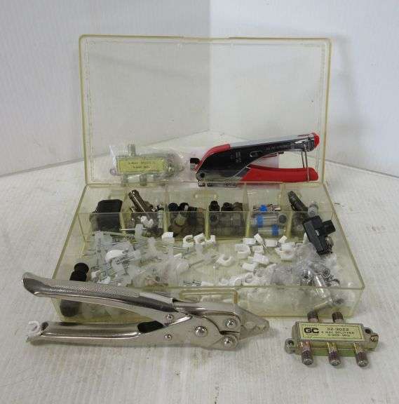 Coaxial Cable Kit, Crimper, and Assorted Coax Fittings - Albrecht ...