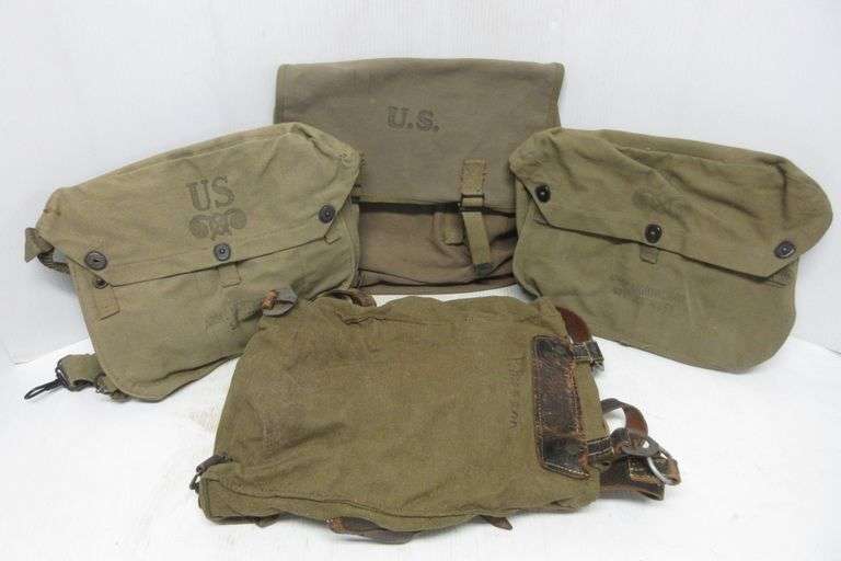 (4) US Army Packs - Albrecht Auction Service