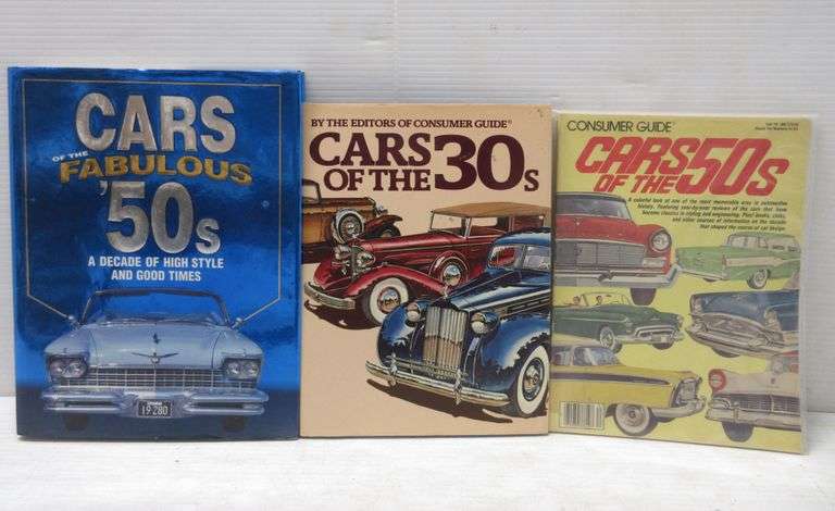 (3) Books: Consumer Guide Cars of the 1950s, Consumers Guide Cars of ...