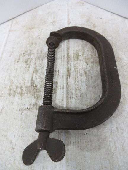 Antique Fisher Body C-Clamp, Embossed with Fisher Body Comp. Name ...