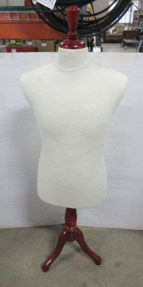 Adjustable Wood/Styrofoam Full Body Form Mannequin - Albrecht Auction ...