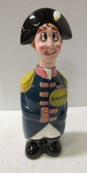 Older Brandy Ceramic Decanter, Lipper and Mann Brand - Albrecht Auction ...