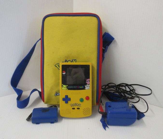 Pokemon Gameboy Color, Limited Edition, with External Battery Pack and ...