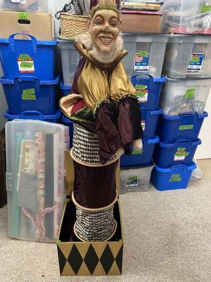 Jack in the Box Grimley Jester Life Size, Katherine's Collection by ...