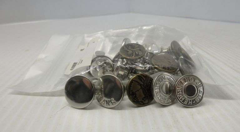 (20) Sets of Replacement Jean Buttons and Rivets, All are Different on ...