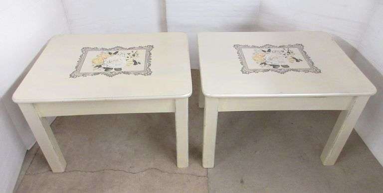 (2) End Tables - Albrecht Auction Service
