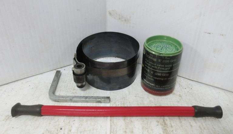 Ring Compressor, Lapping Compound, and Lapping Tool - Albrecht Auction ...
