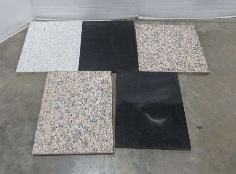 (5) Granite Stone Display Bases/Golden Stepping Stones - Albrecht ...