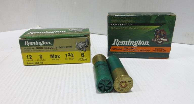 (20) Rounds of Remington 12-Gauge 3" Magnum Turkey Loads, No. 6 Shot ...