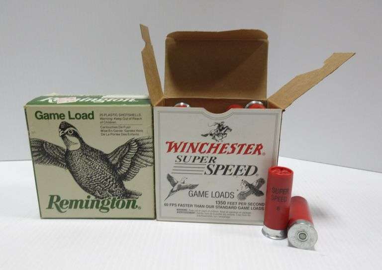 (50) Rounds of Winchester and Remington 12-Gauge 2 3/4" No. 6 Shot ...