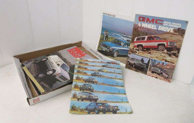 (33) Old Car Sales Brochures, Includes Mostly 1970s-Early 80s Chrysler ...