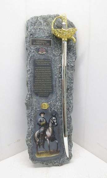 Replica General Lee Sword Display - Albrecht Auction Service
