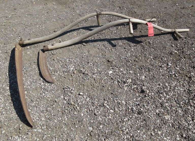 (2) Antique Scythes, Older Original, Not Reproductions: Long Blade ...