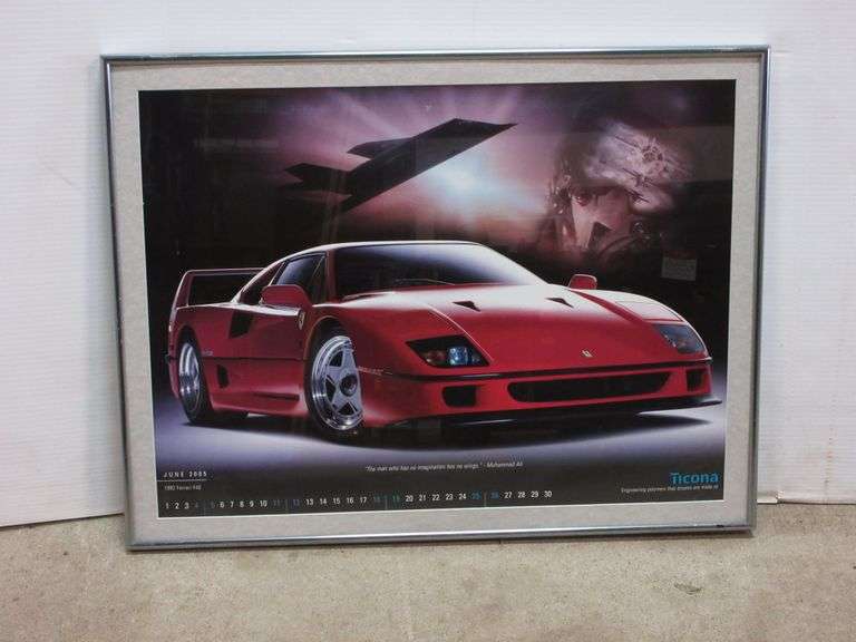 Picture of 1992 Ferrari F40 with Stainless Steel Frame, Has Quote from ...