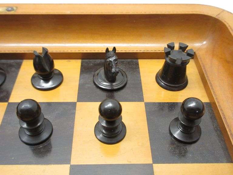 Wood, Metal, and Plastic Travel Chess Set, Locking Mechanism Locks ...