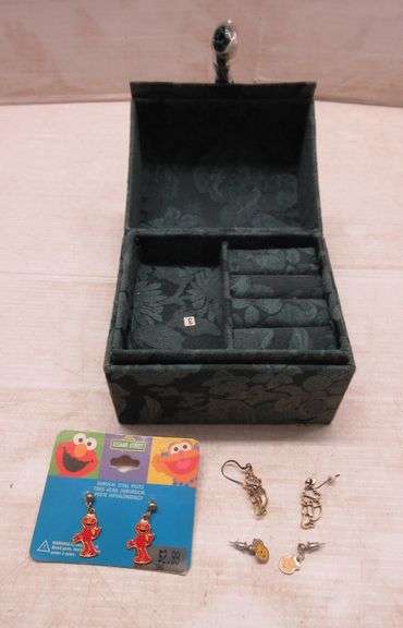Tweety Bird Watch, Elmo Earrings, (2) Pairs of Winnie the Pooh Earrings ...