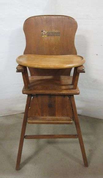 Musket Mickey High Chair, Lehman Brand - Albrecht Auction Service