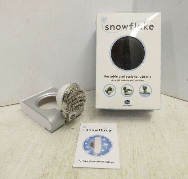 Snowflake Portable Professional USB Mic - Albrecht Auction Service