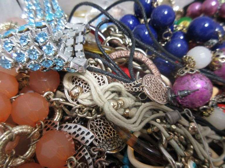 Over 21 lbs. of Unsorted, Untested Bulk Jewelry, Variety of Sizes ...