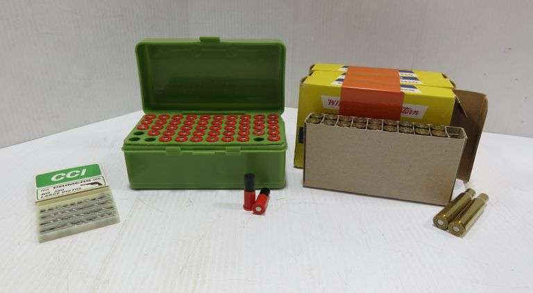 (60) Primed 30-06 Cases, (48) .38 Cal Primed, and (3) Boxes of Pistol ...
