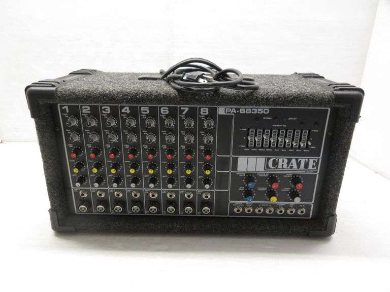 Crate Mixer, PA-B8350 - Albrecht Auction Service