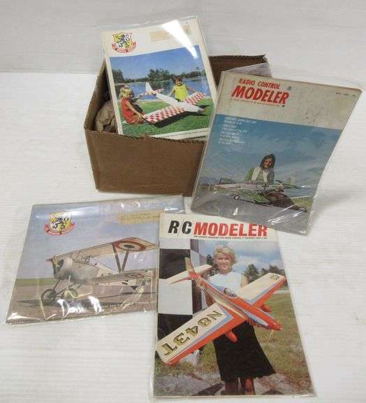 (25) 1967-1969 RC Modeler Magazines, Each in Plastic Slip Covers ...