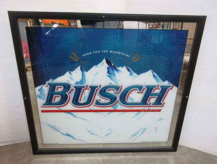 Large Bush Beer Sign - Albrecht Auction Service