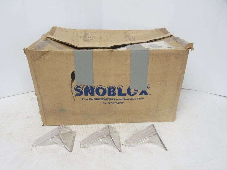Approx. (150) Snoblox Plastic Snow Guard, Breaks Up Snow Avalanches ...