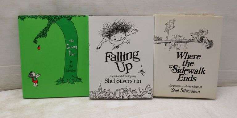 (3) Shel Silverstein 1st Edition Hardcover Childrens Books: "Where the ...