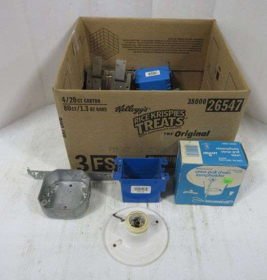 (8) Pieces of Electrical Keyless Porcelain Lamp Holder; Electrical ...