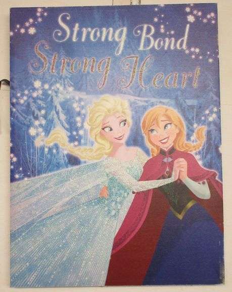 Picture of Elsa and Anna from Frozen on Canvas - Albrecht Auction Service