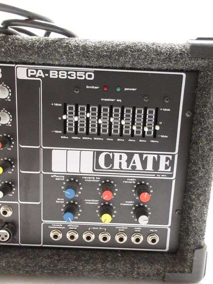 Crate Mixer, PA-B8350 - Albrecht Auction Service