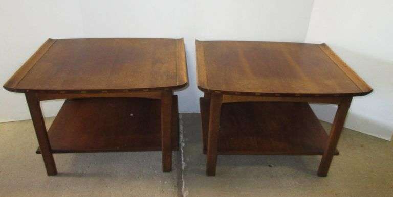 (2) Lane Mid-Century Modern End Tables - Albrecht Auction Service