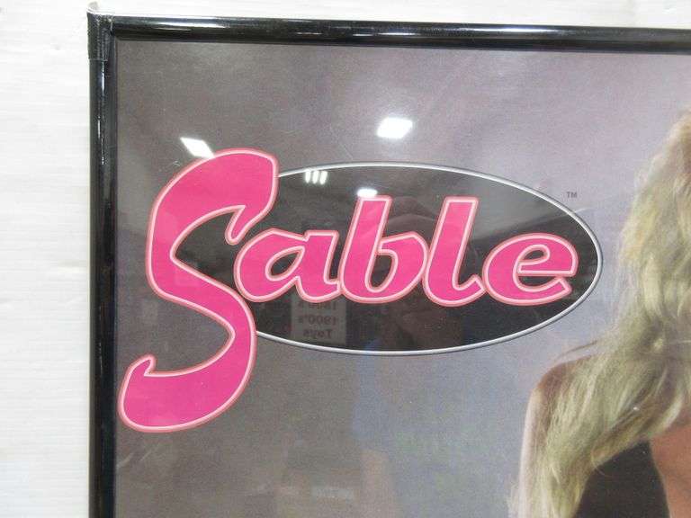 WWF The Most Popular Female Wrestlers Sable Poster in Plastic Frame ...