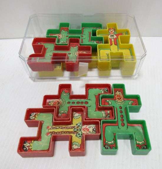 Older Tinker Toy Set, "The Wonder Builder", and Old Plastic Stacking ...