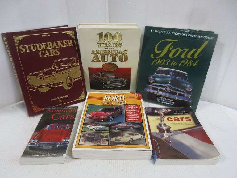 (6) Automotive Books: "Automotive", "Studebaker", "Ford 1903-1984 ...