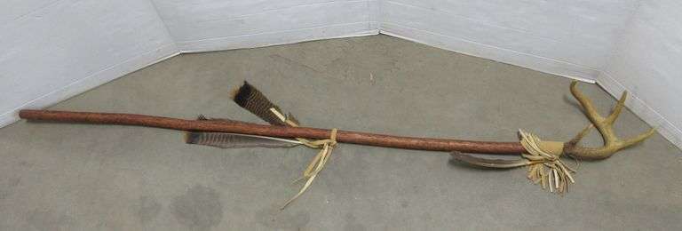 Antler Walking Stick - Albrecht Auction Service