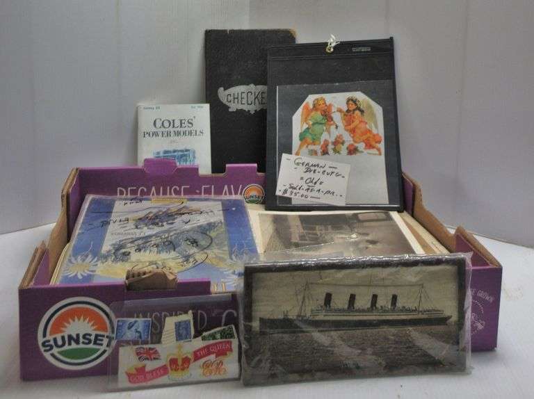 Hundreds if Pieces of Old and Antique Ephemera, Including: Early Ship ...