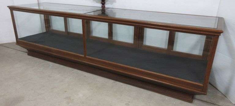 Antique Oak Display Case, Made by Saginaw Showcase Co., Saginaw, MI ...