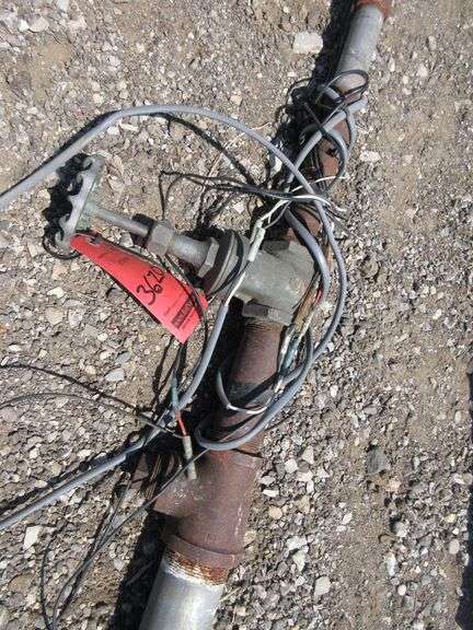 12V DC Activated Valve and Pipe, Used to Water Trees Using a 250-Gallon ...