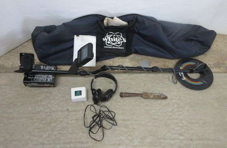 White Metal Detector, Spectrum XLT with Digital Display, Instructions ...