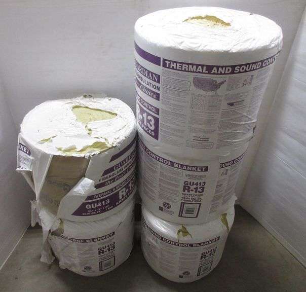 (5) Rolls of Guardian Fiberglass GU413 R-13 Insulation - Albrecht ...