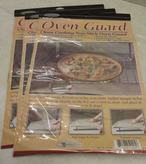 (3) Oven Guard Clean Cooking Non-Stick Oven Guard for Bottom of Oven to ...