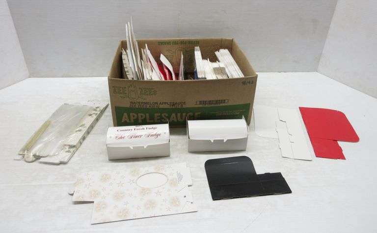 Prefab Cardboard Boxes, Various Sizes - Albrecht Auction Service