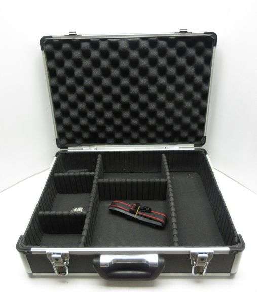 Black Hold Shelled Lockable Pistol/Camera Multi-Purpose Storage Case ...