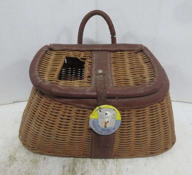 Old Wicker Fish Creel - Albrecht Auction Service