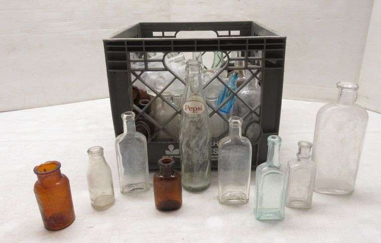 Over (50) Assorted Outhouse Dig Bottles, Various Sizes - Albrecht ...