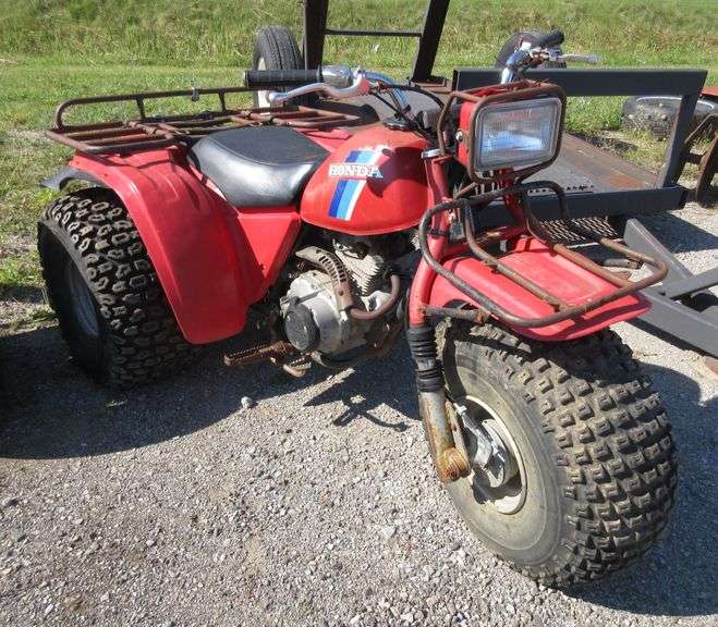 1984 Honda Big Red Three-Wheeler, Keys and Bill of Sale in Office ...
