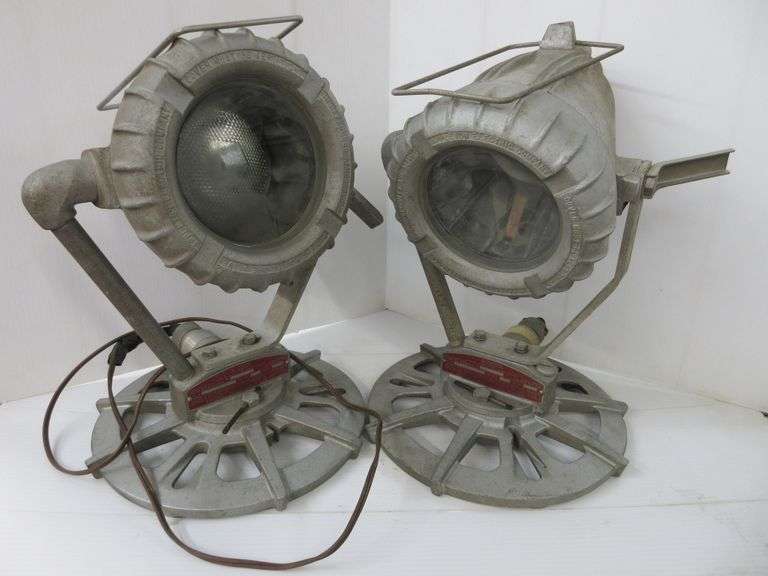 (2) Appleton Electric Company Spot Lights, For Commercial Use ...